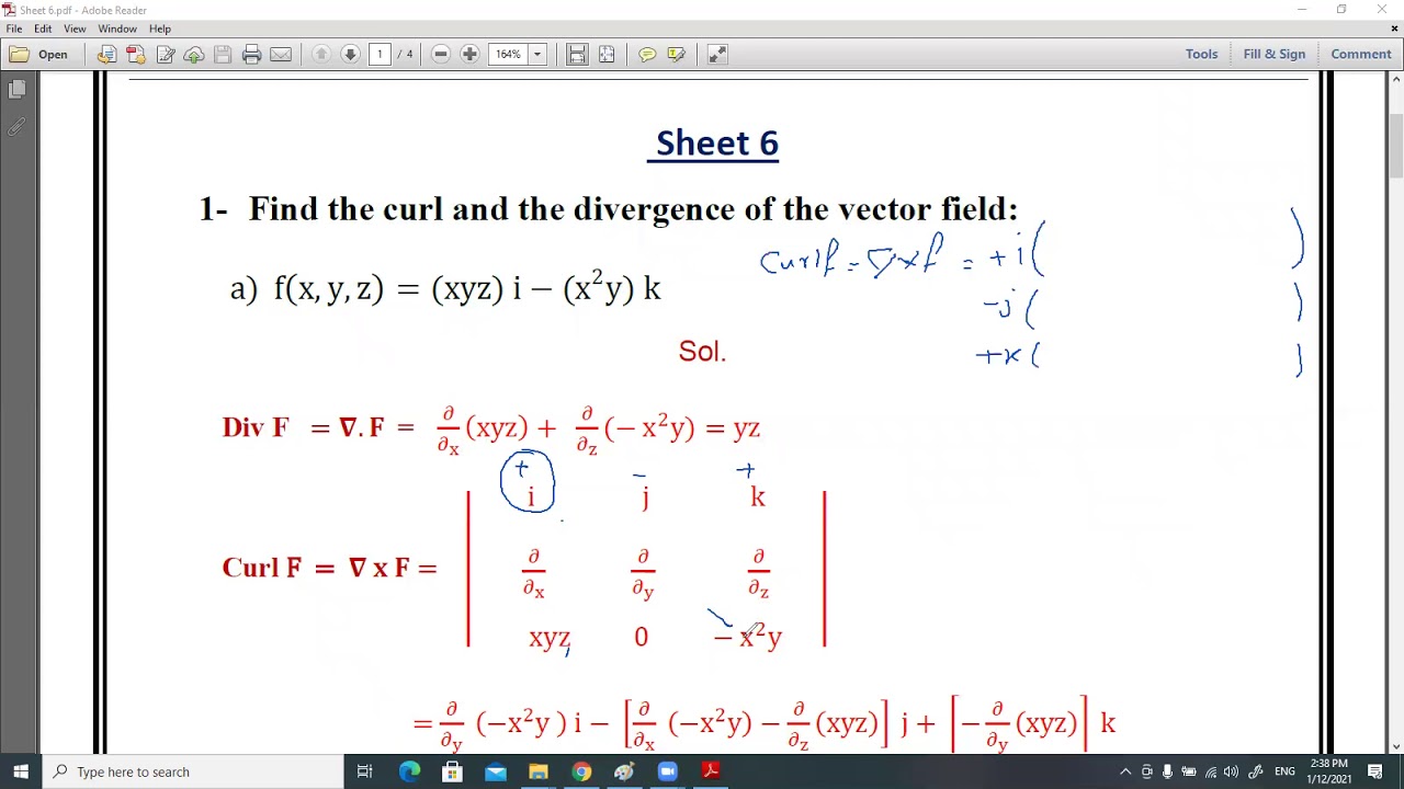 divergence and curl - YouTube