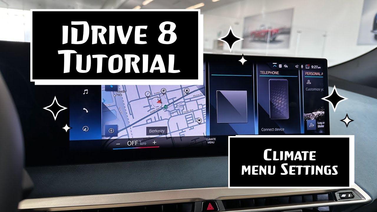 iDrive 8 | Climate Menu settings | How To - YouTube