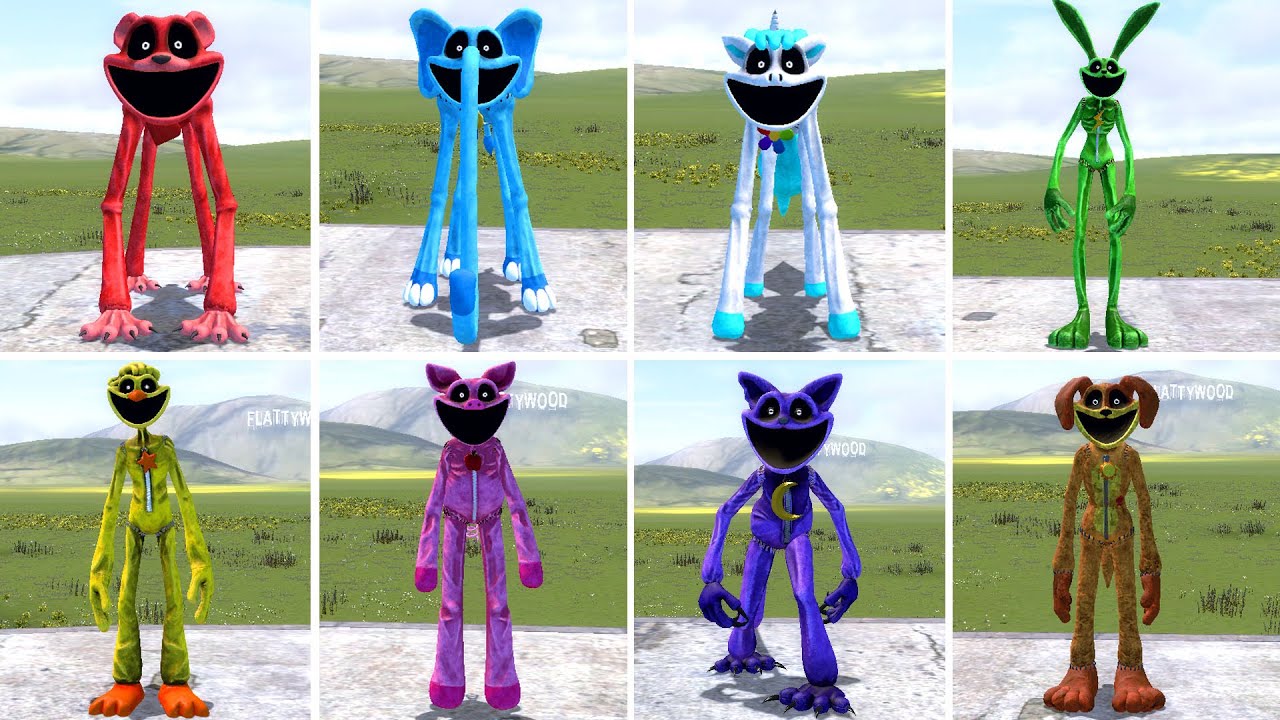 NEW ALL THE EVOLUTION SMILING CRITTERS POPPY PLAYTIME CHAPTER 3 in ...