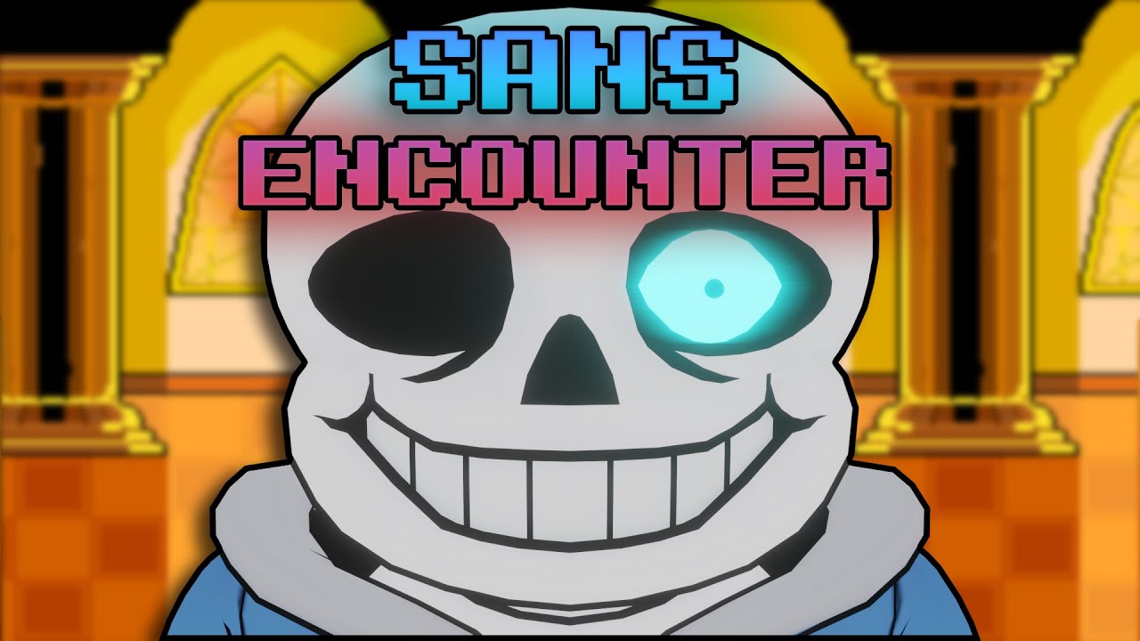 The Sans Encounter | Animated Undertale Short | BLENDER - YouTube