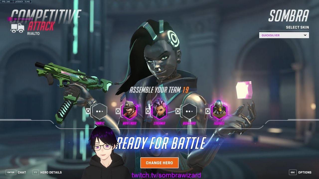 Sombrawizard Sombra Main Overwatch 2 Season 11 Top 500 Gameplay Youtube