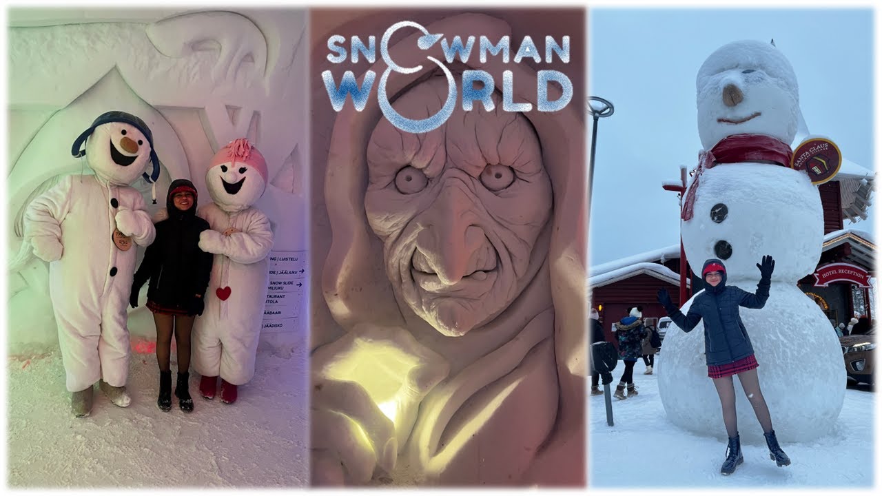 Inside the Snowman World of Santa Claus Village - Rovaniemi, Finland ...