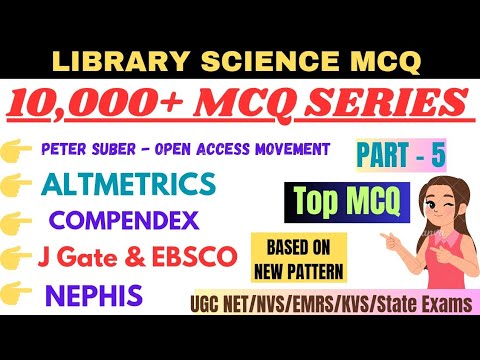 Library science MCQ | Library Science MCQ UGC NET | Library science MCQ ...