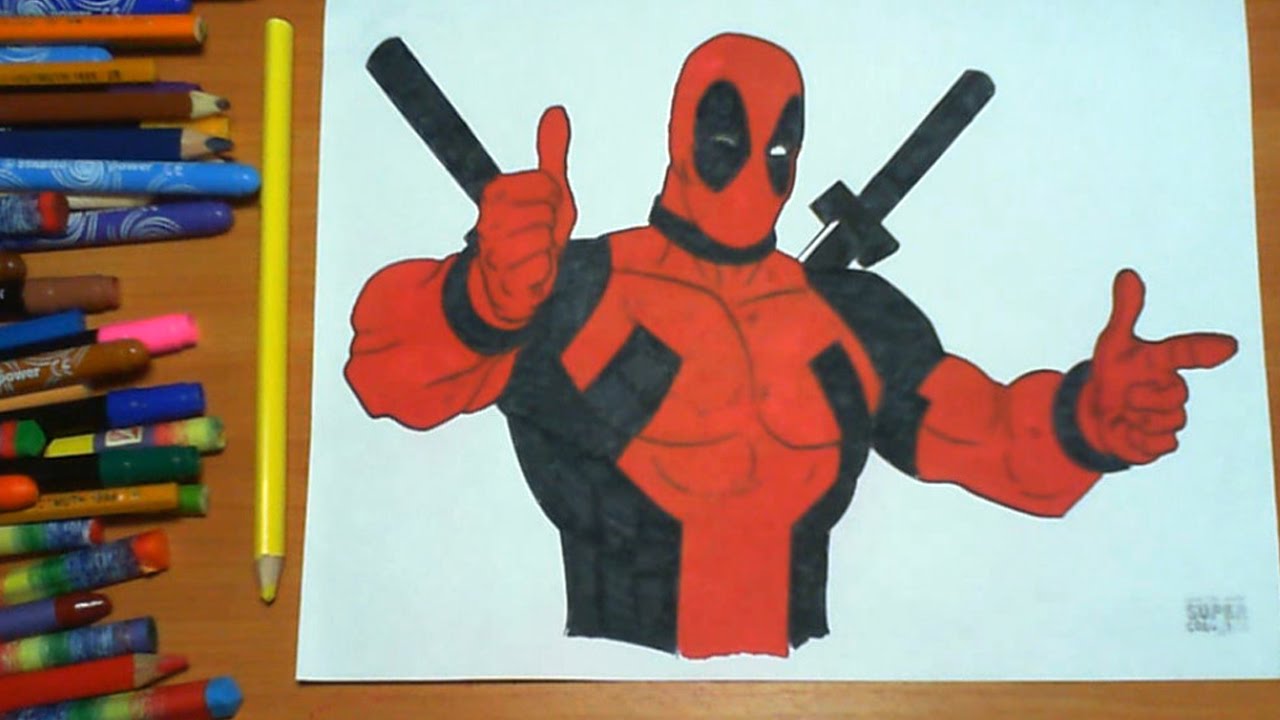 Deadpool New Coloring Pages for Kids Colors Superheroes Coloring ...