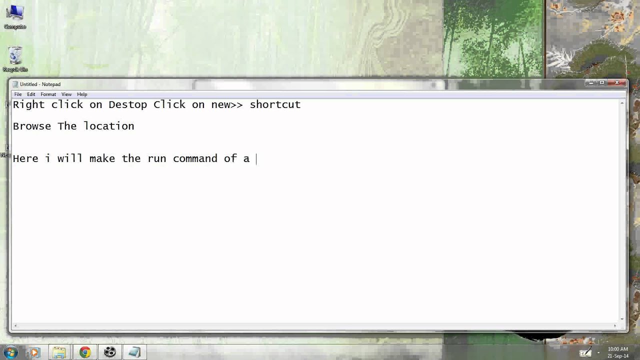 How To Make Your Own Run Command Youtube