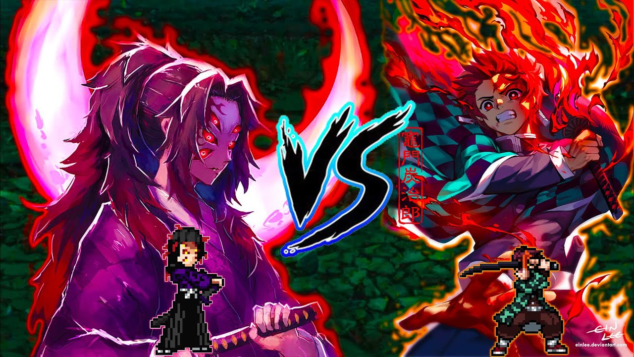 😈KOKUSHIBO OP V.3 VS CHAOS TANJIRO OP (ALL FORMS) IN JUMP FORCE MUGEN ...