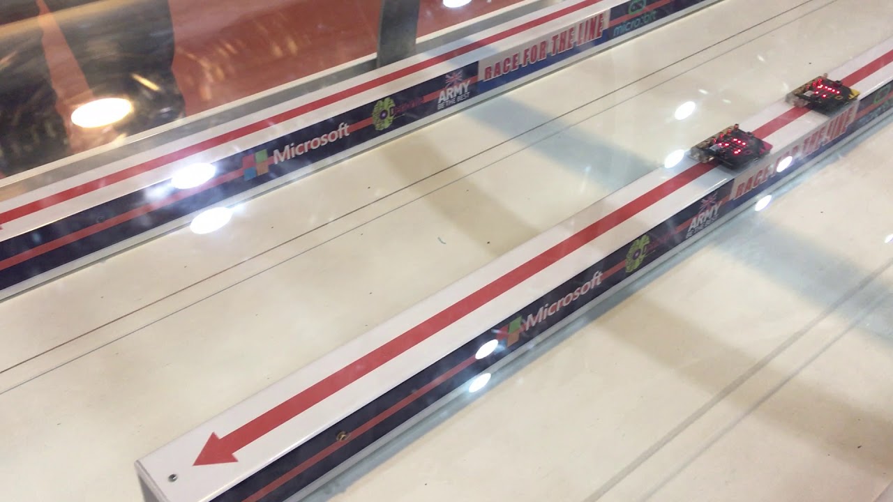 micro:bit rocket speed competition - YouTube