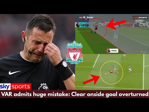 REFEREE BREAKS DOWN AND FINALLY APOLOGIZES! FIFA TAKES ACTION AFTER FLORIAN WIRTZ'S GOAL VAR SCANDAL