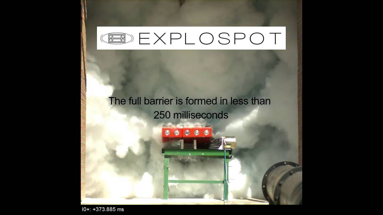 Explosion Suppression Barrier - YouTube