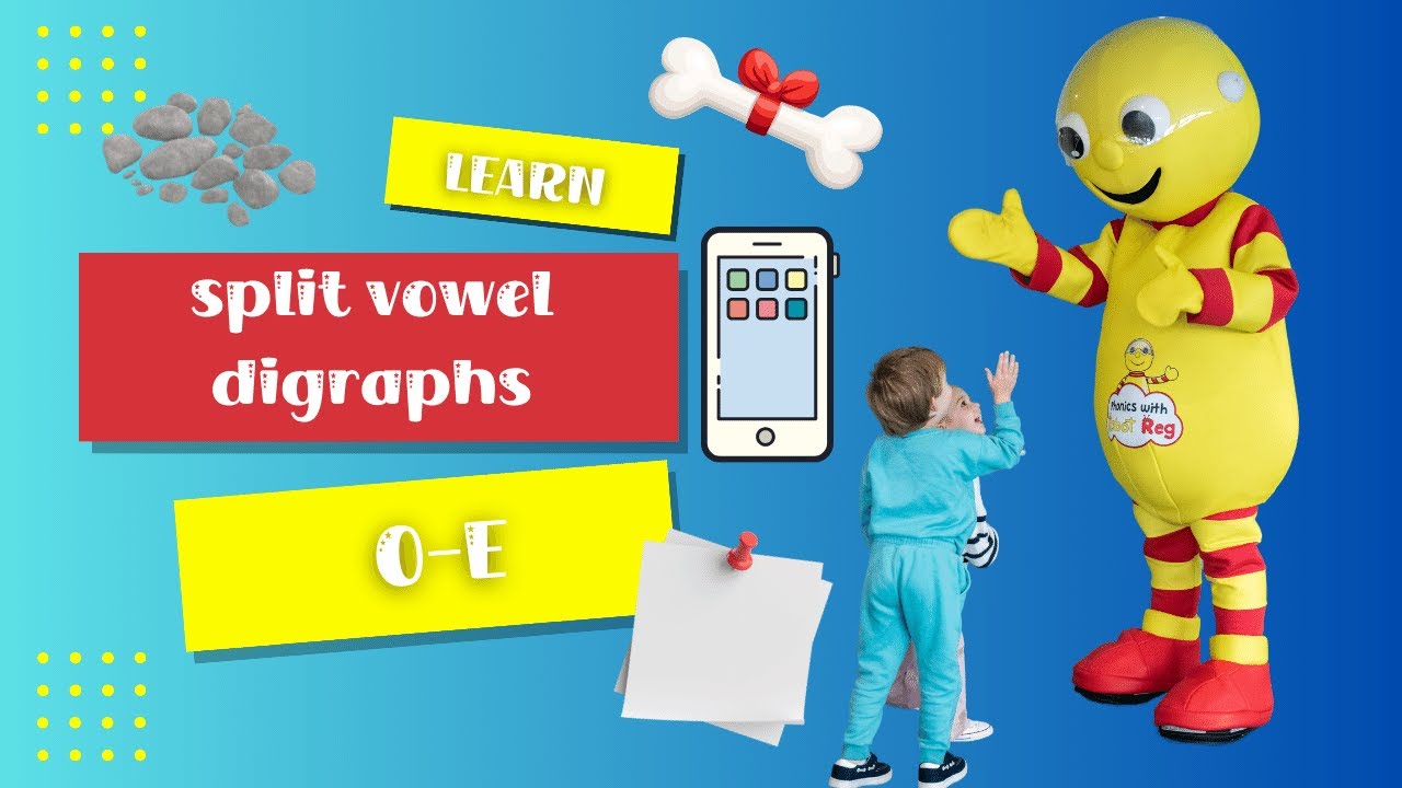 Split vowel digraph o-e | Learn Phonics | Learn To Read | British ...