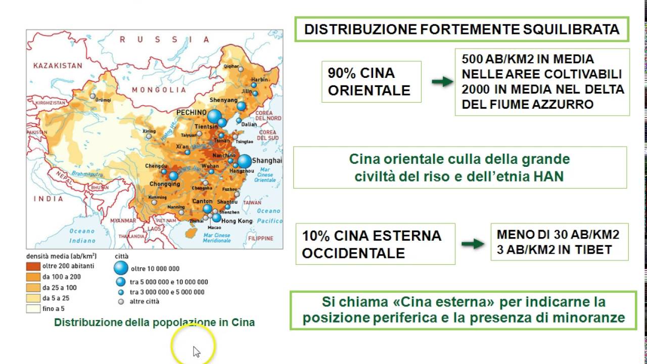Cina geografia - YouTube