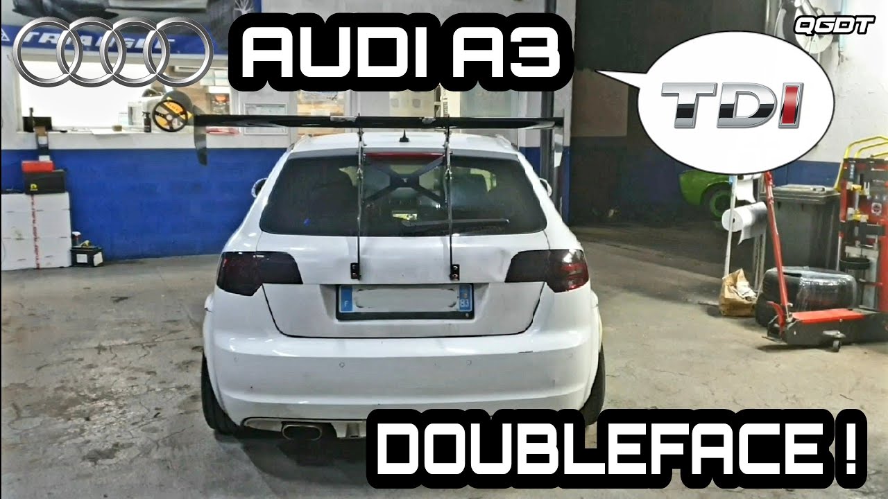 Présente ton projet | AUDI A3 TDI DOUBLEFACE TUNING ! QGDT - YouTube