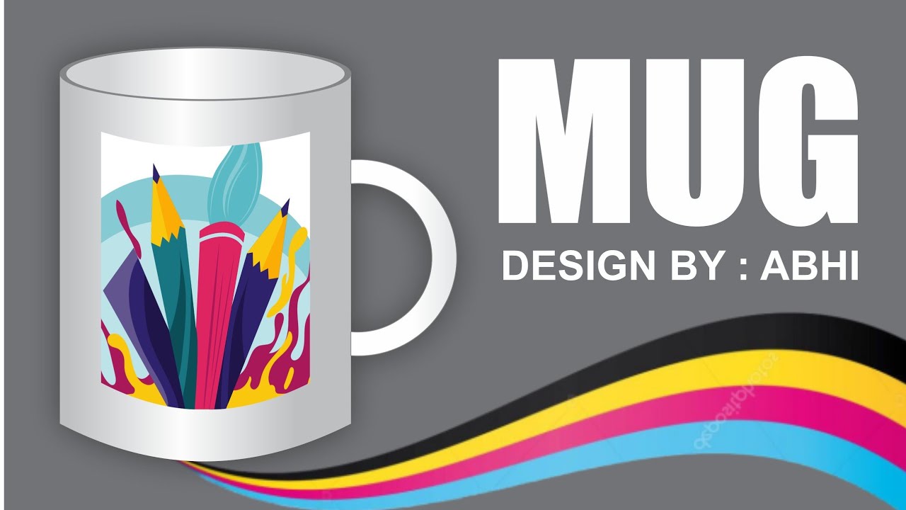 How to Make Mug Design in Corel Draw || Graphic Design || Design By ...