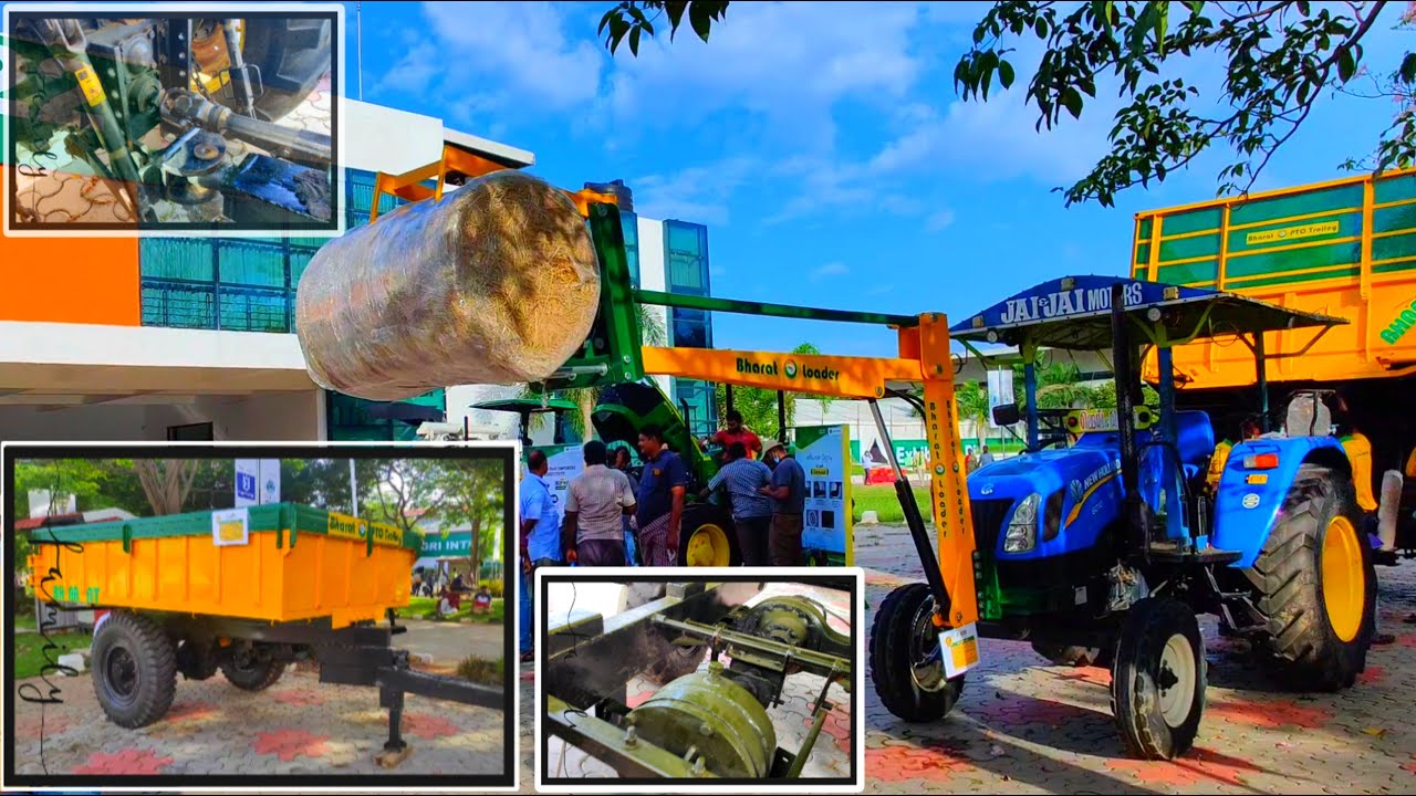 PTO Trolley with Front Loader | Pto tipper| pto trailer - YouTube