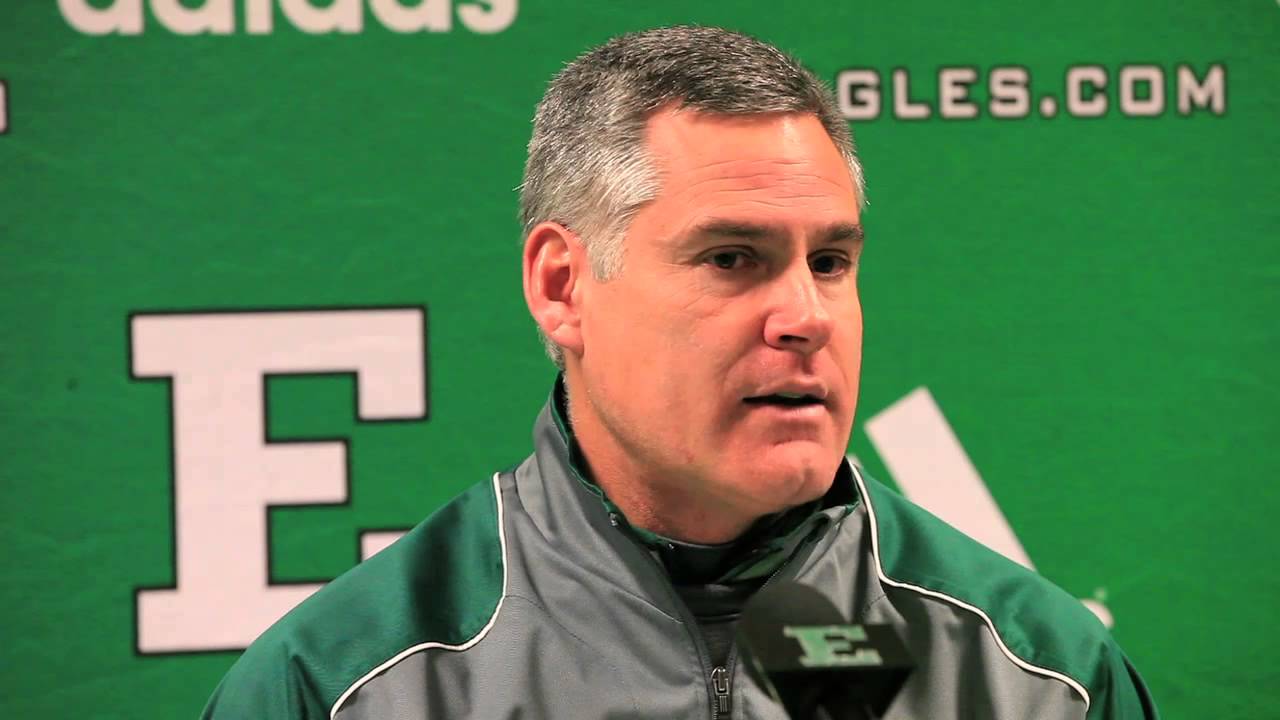 Video: EMU football coach - YouTube