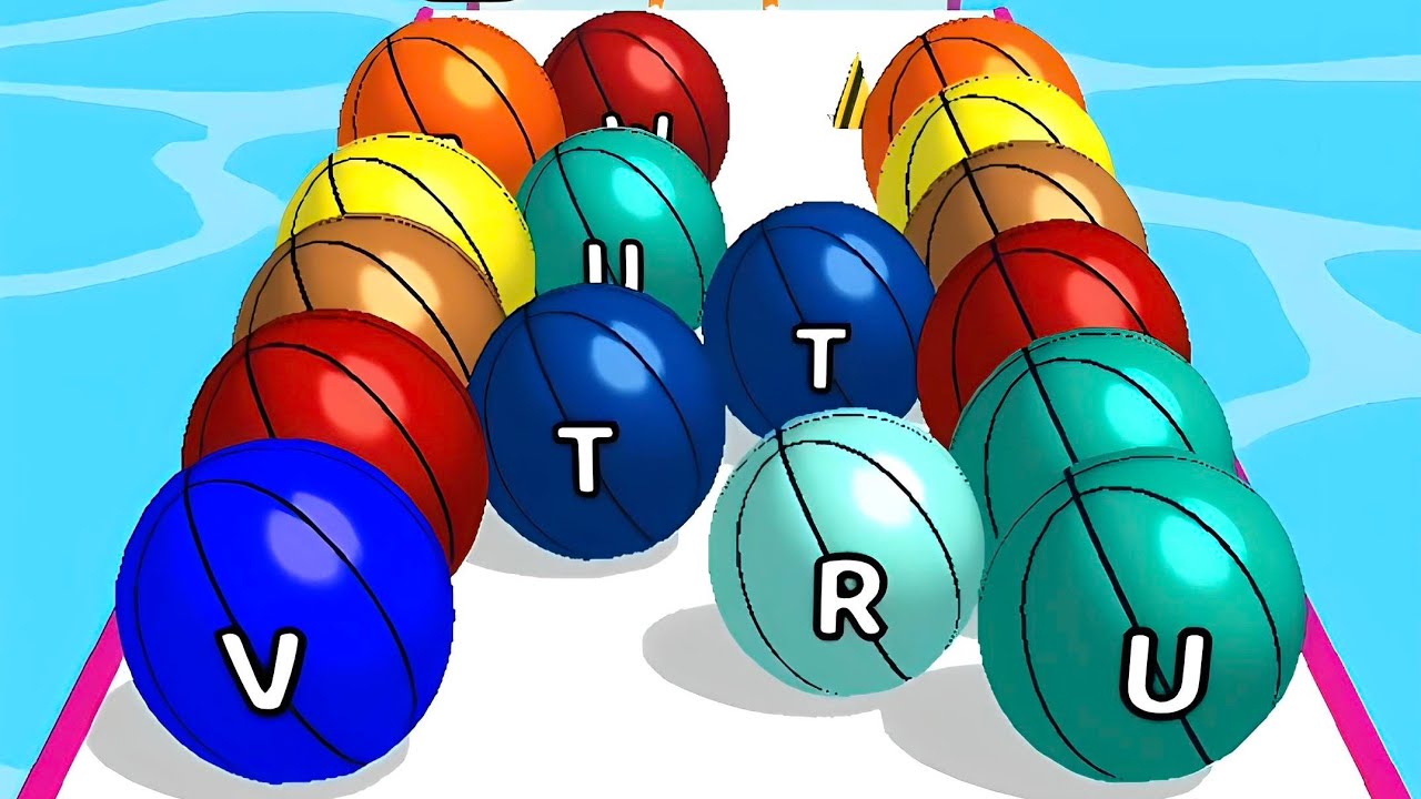 AZ Run ⚽ ABC Ball Runner All Levels Gameplay Walkthrough (Android Ios ...