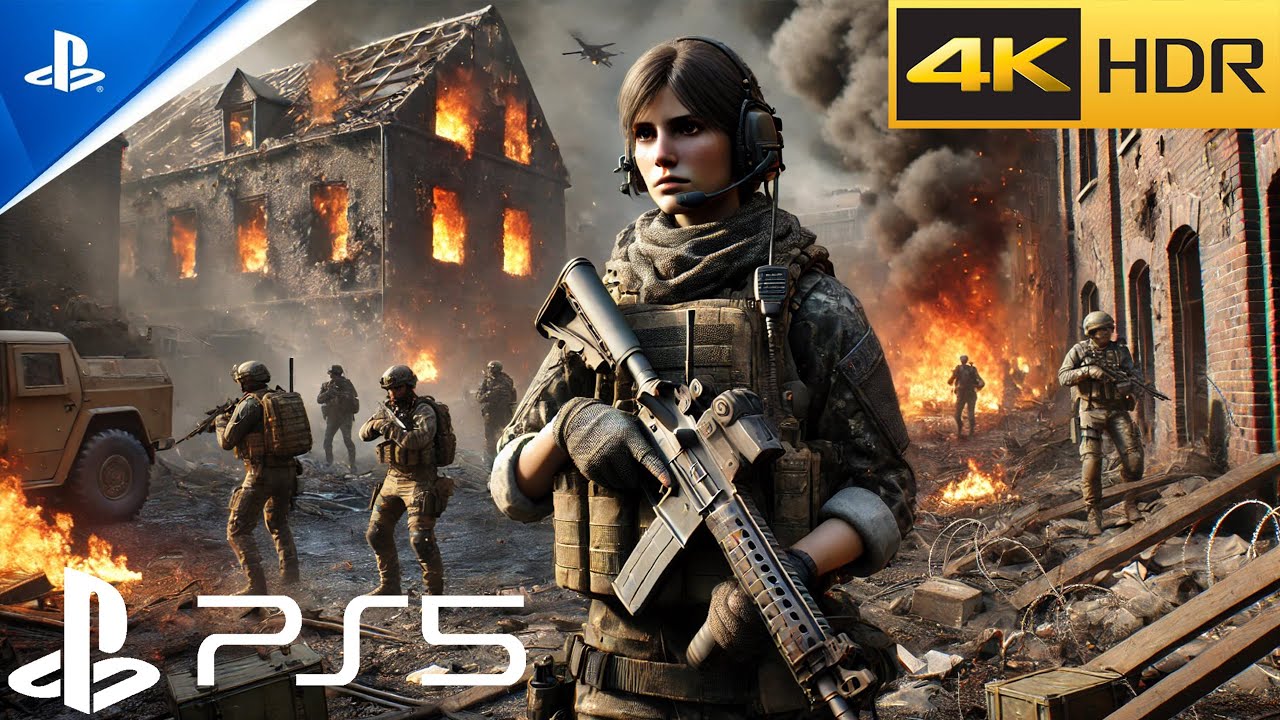 (PS5) Air Port Under Siege by Russian Forces | Ultra Realistic ...