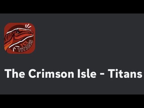 The Crimson Isle Server (Path of Titans) - YouTube