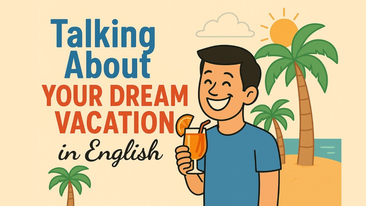 Describe Your Dream Vacation Using Simple English 🌴| Conversation ...