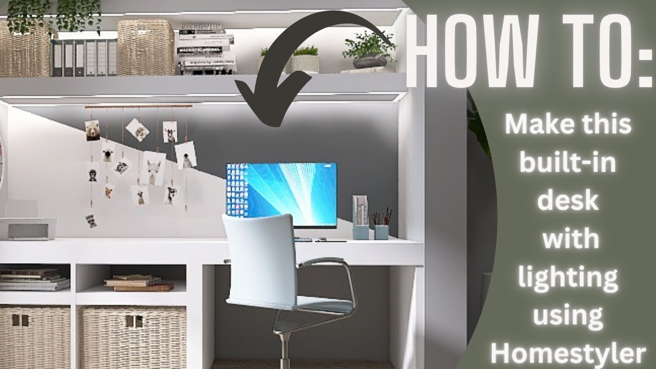 Using Homestyler's Interior Modeling Function to make a desk - YouTube