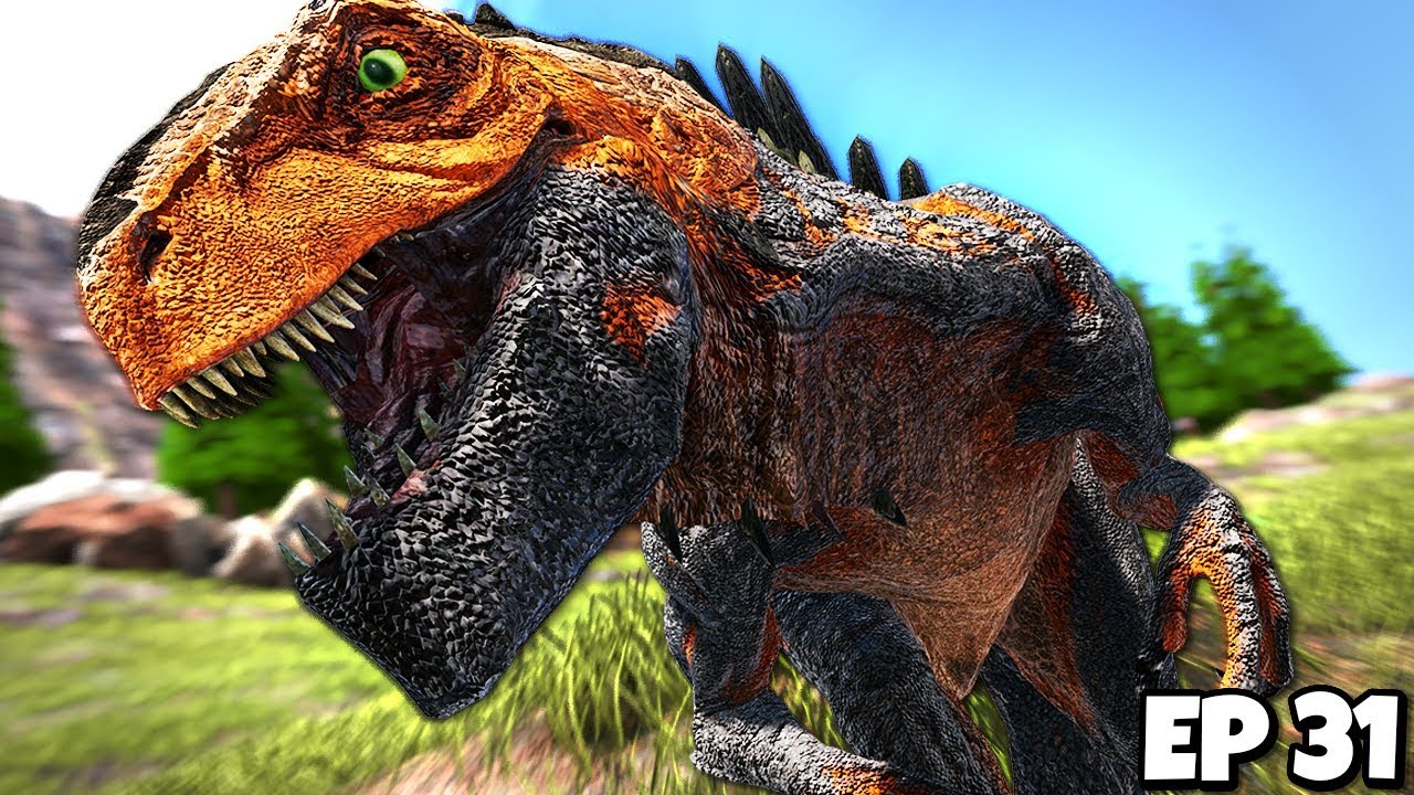 Taming BABY GODZILLA, the ZILLA BABY!! | ARK Survival Evolved Jurassic ...