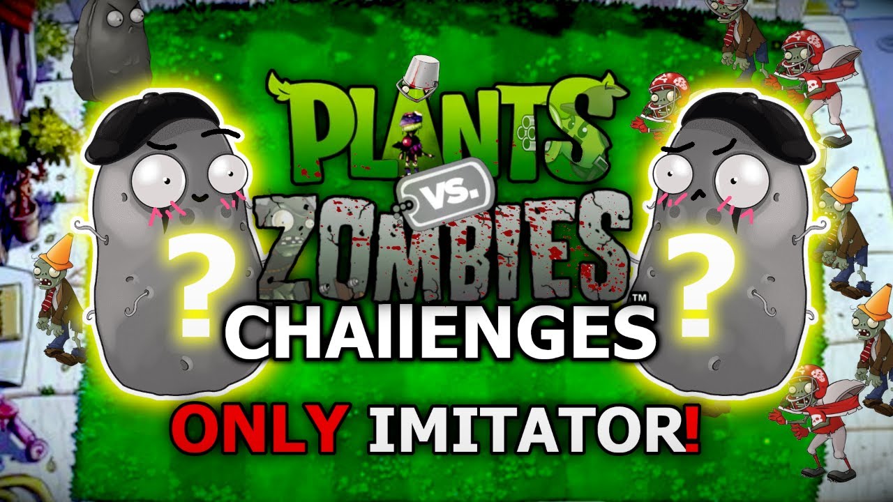 Imitator plants as Attackers Survival! Challenge - YouTube