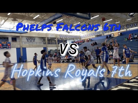 Phelps Falcons 6th vs Hopkins Royals 7th - YouTube