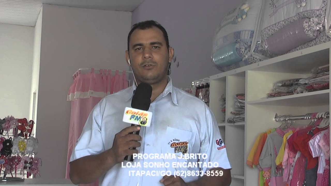 PROGRAMA J BRITO - FLASH NA LOJA SONHO ENCANTADO EM ITAPACI /Go - YouTube