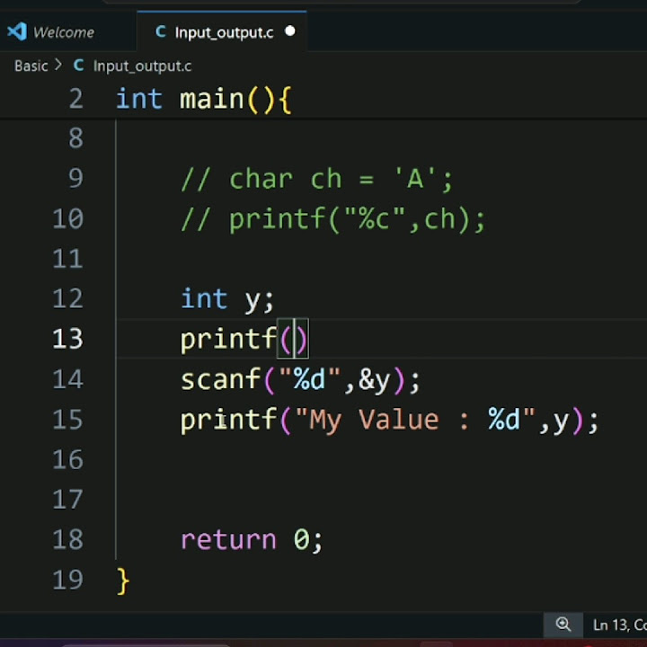 How To Take Input In C Programming Shorts Code Clanguage Coding