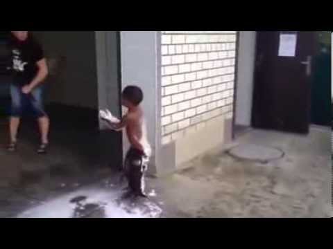 RUSSIAN GUYS WASH LITTLE BOY