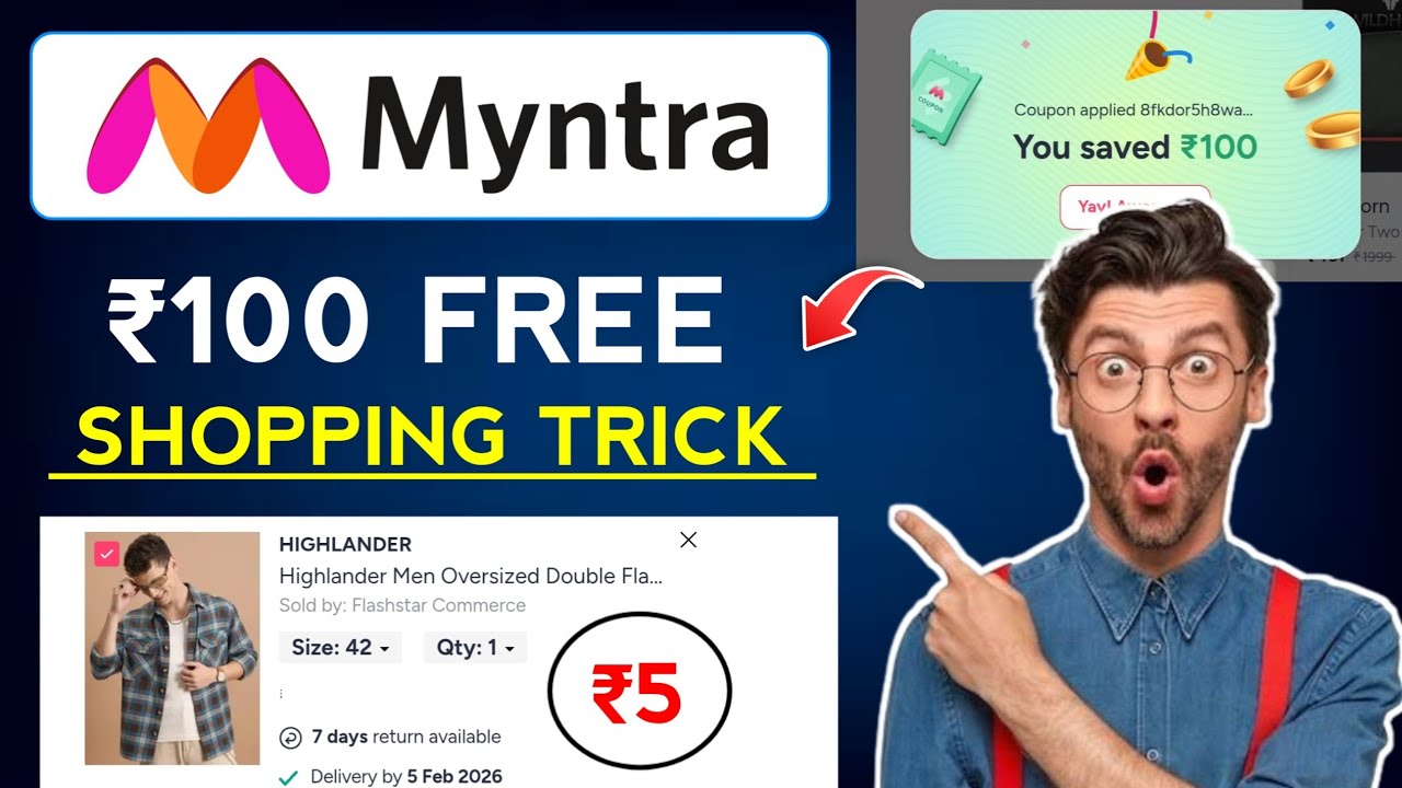 Myntra Free Shopping Tricks | Myntra free shopping Offer | Myntra ...