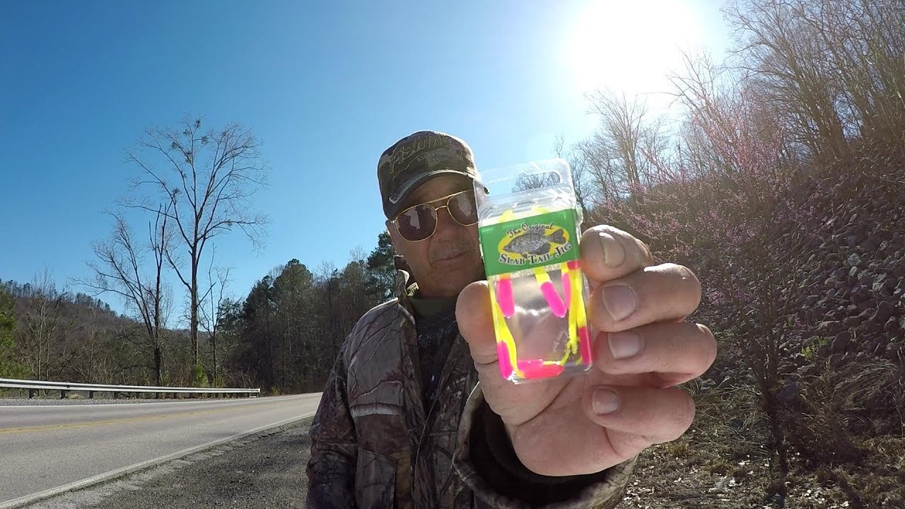 Crappie Fishing With Slab Tail Jigs - YouTube