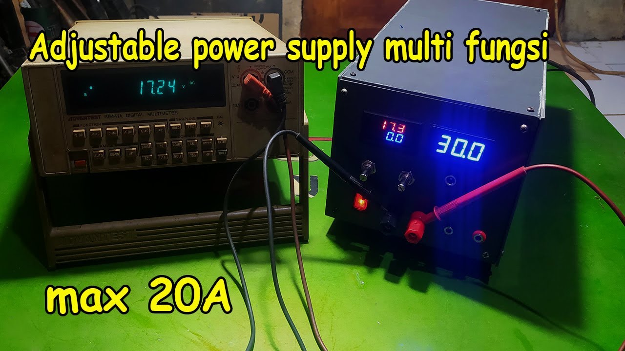 DIY Power Supply 20A Adjustable Multi - YouTube