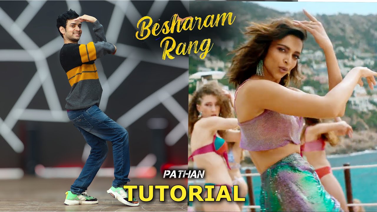Besharam Rang Dance Tutorial Step by Step | Pathaan | Deepika, Sharukh Khan | Ajay Poptron ...