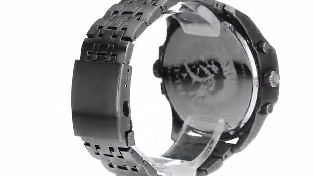 Diesel Men's 'Uber Chief' Quartz Stainless Steel Casual Watch ...