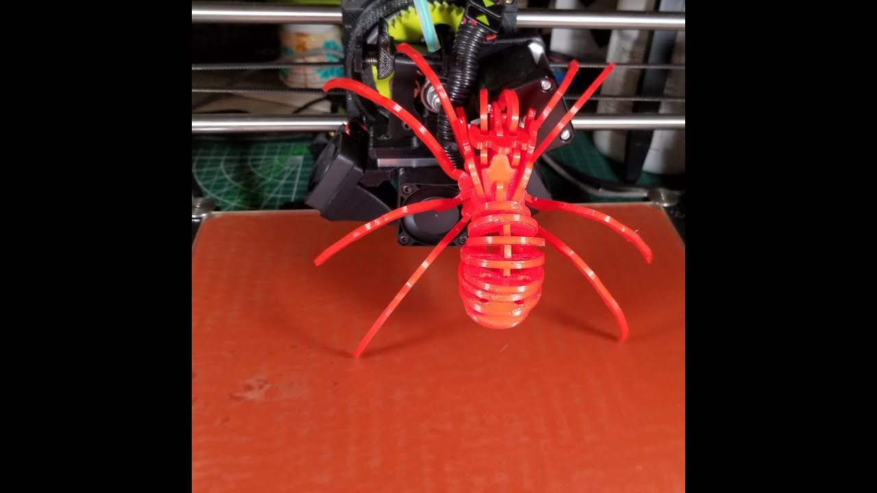 3d printed Spider - YouTube