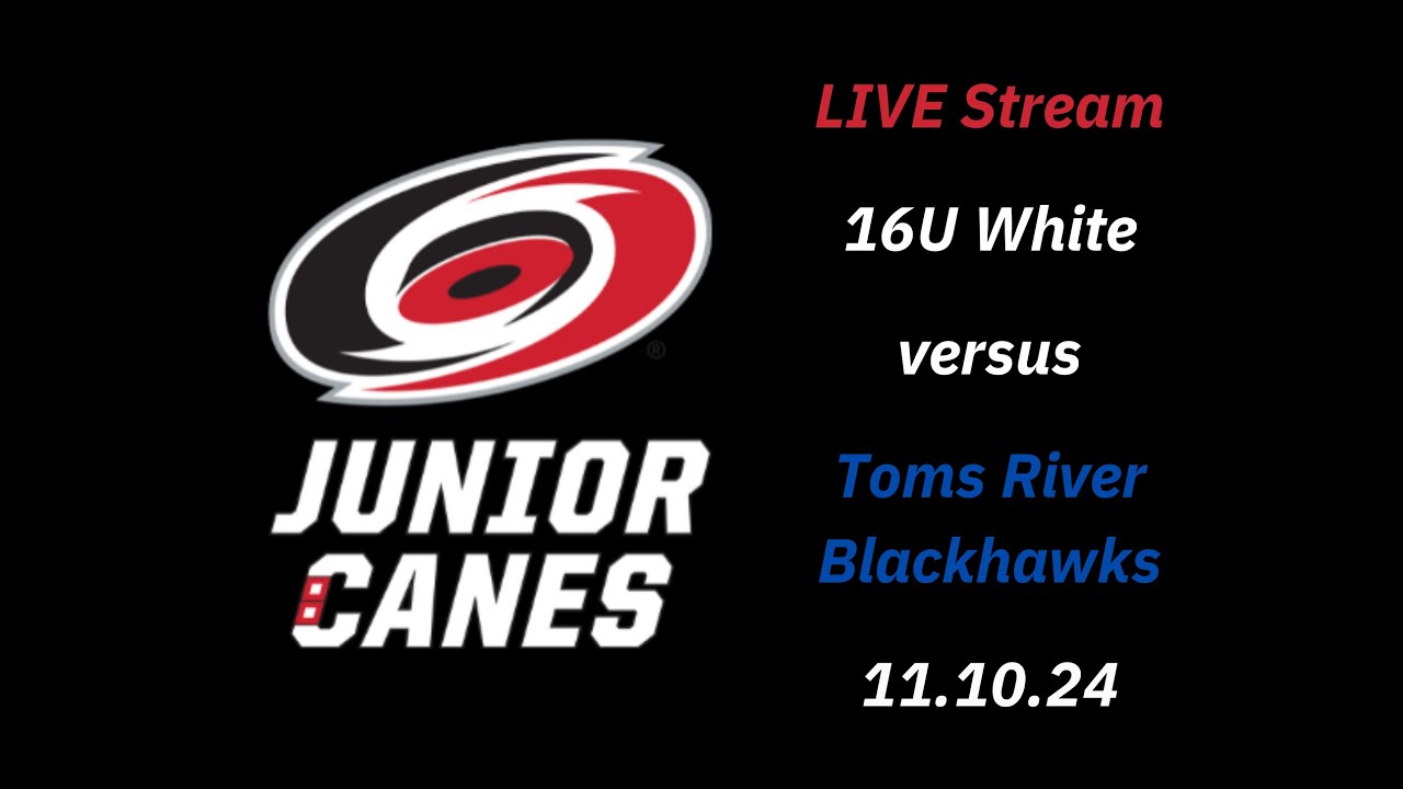 16U Jr Canes White vs Toms River Blackhawks - 11.10.24 - YouTube