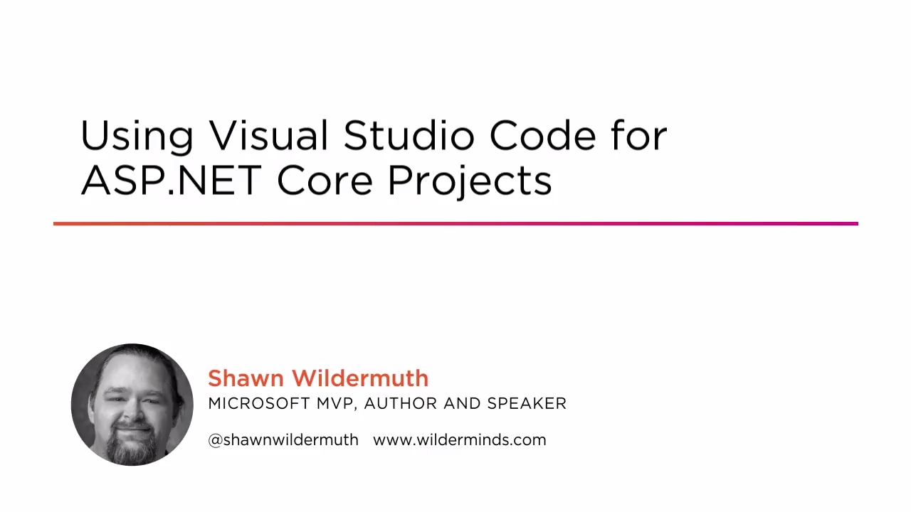 Course Preview: Using Visual Studio Code for ASP.NET Core Projects ...