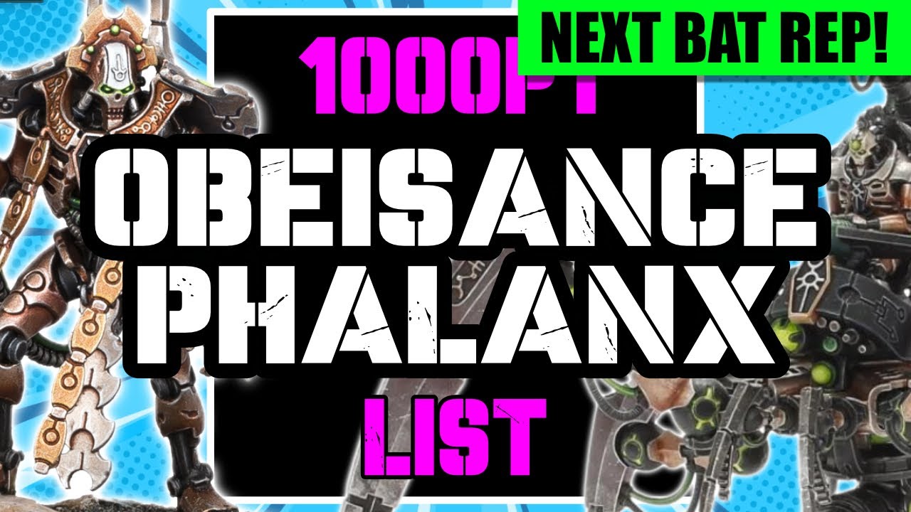 My Next Battle Report List! - 1000 Point Necrons 10th Edition - YouTube