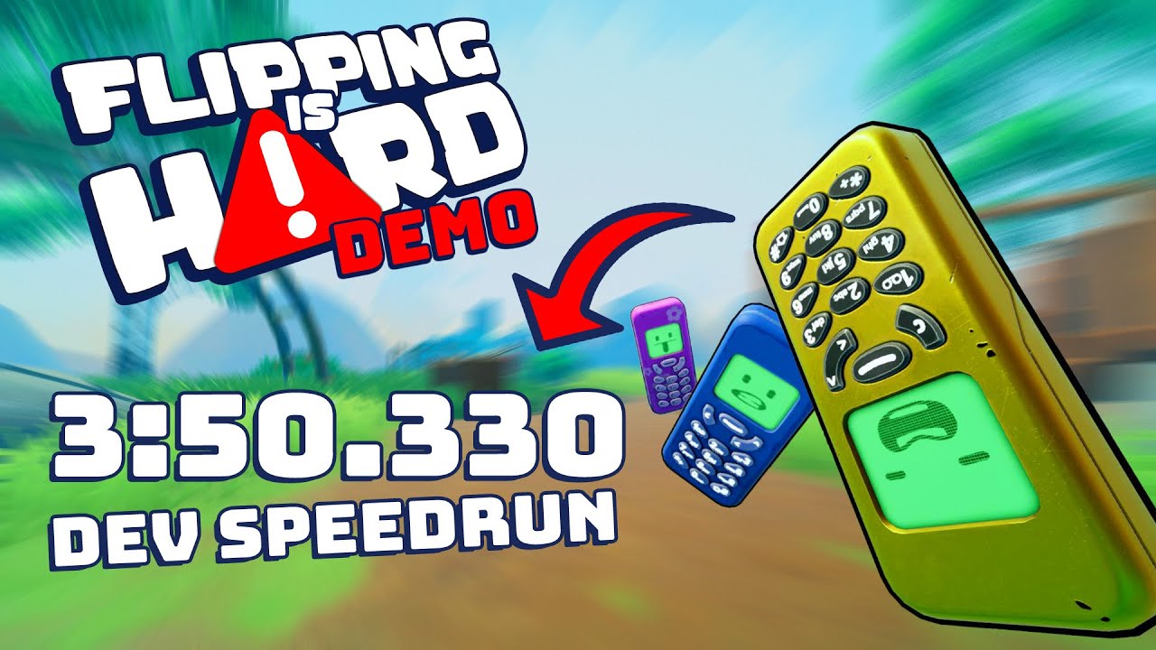 Flipping is Hard Demo dev speedrun 3:50.330 - YouTube