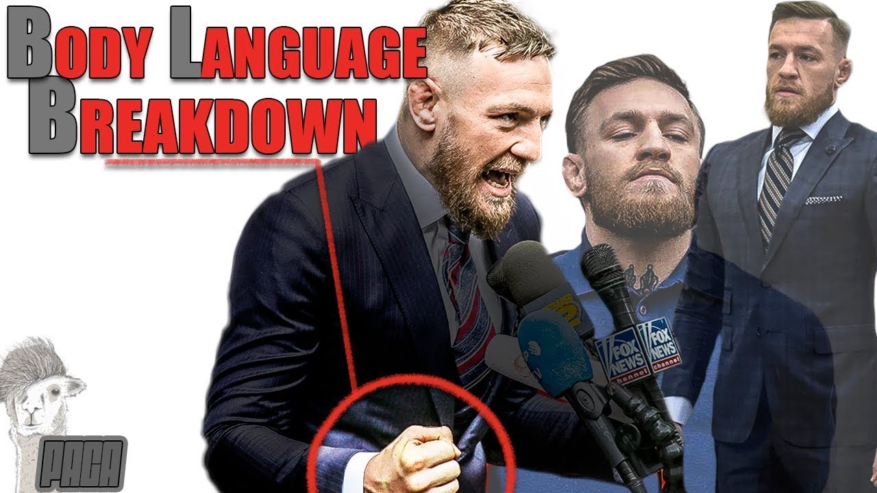 Conor McGregor Body Language Breakdown Legal Issues Resolved - YouTube