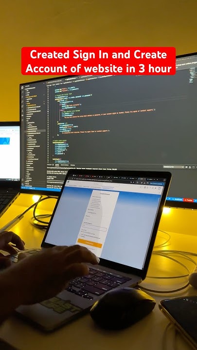 Created Sign In and Created Account UI with backend logic In Salesforce #salesforce #ui # ...