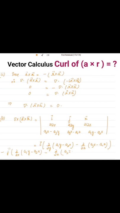 Curl of a Vector | Vector Calculus | Spectrum of Mathematics - YouTube