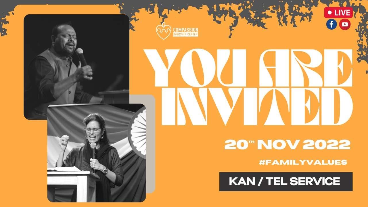 ONLINE WORSHIP SUNDAY SERVICE l TELUGU l KANNADA | 20-11-22 l CWC TV ...