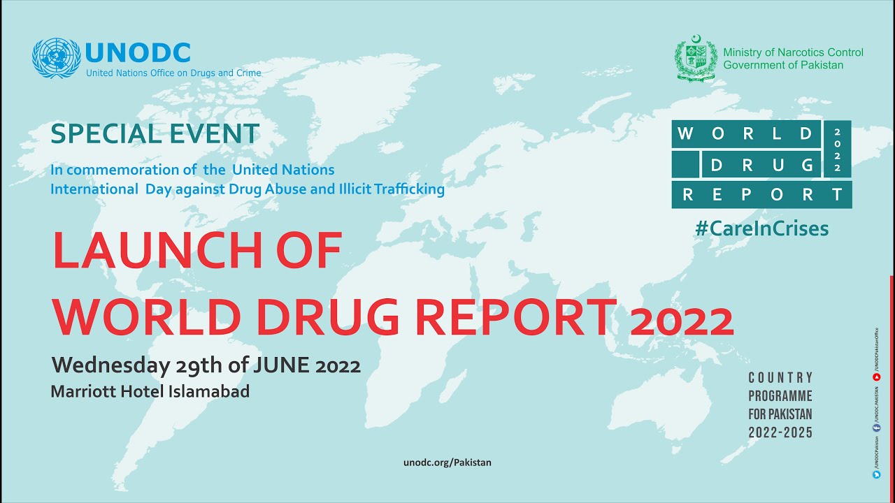 Launch of World Drug Report 2022 - YouTube