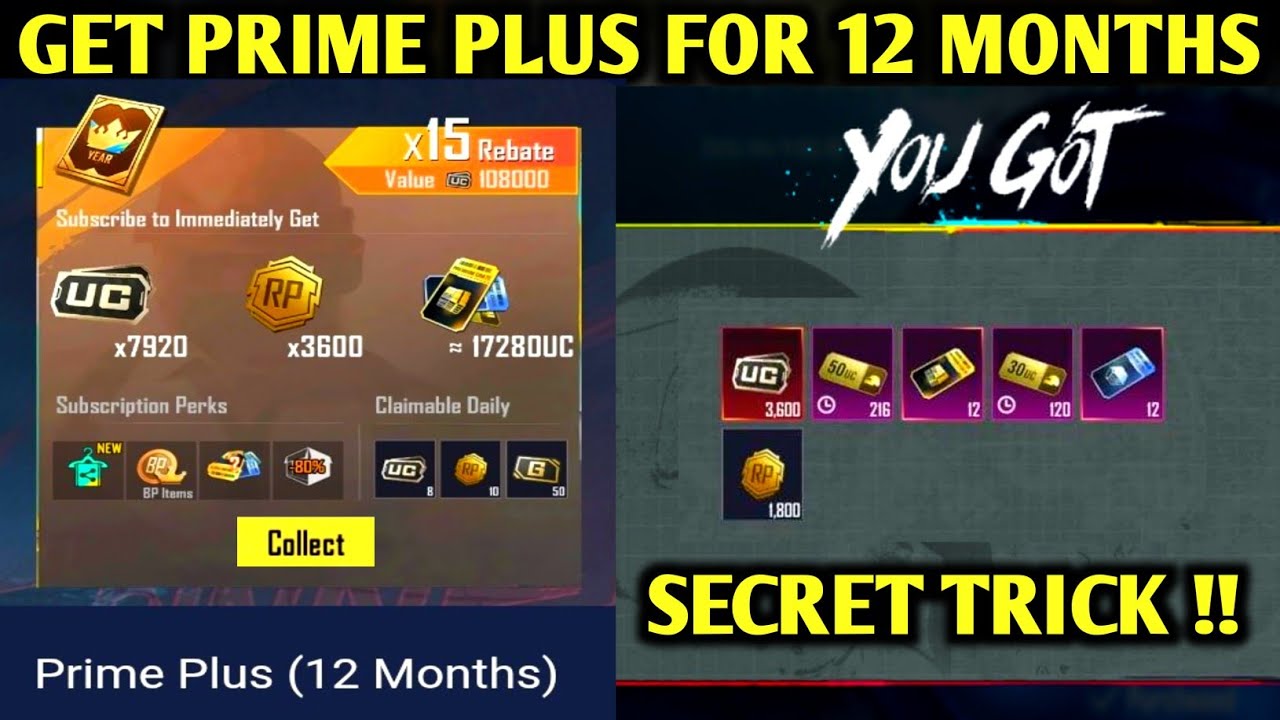 😍GET PRIME PLUS FOR 1 YEAR | HOW TO GET 12 MONTHS, 6 MONTHS & 3 MONTHS ...
