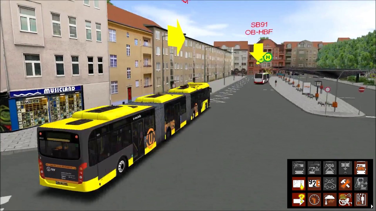 OMSI 2 #93 Gladbeck 2016 Van Hool AGG 300 U-OV Utrecht Linie SB91 ...