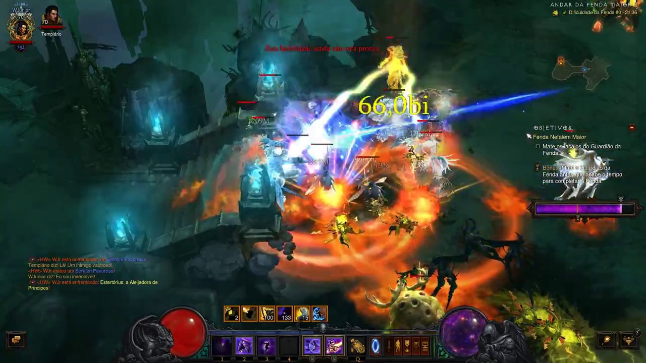 Diablo III - Season 12 - GR 80 - Wizard Vyr Archon Build - YouTube