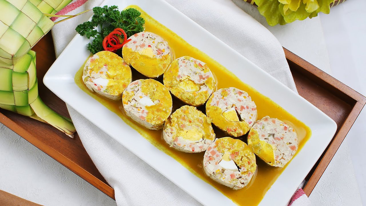 SEMAKIN NIKMAT PAKAI SAUS OPOR - ROLLADE TAHU - YouTube