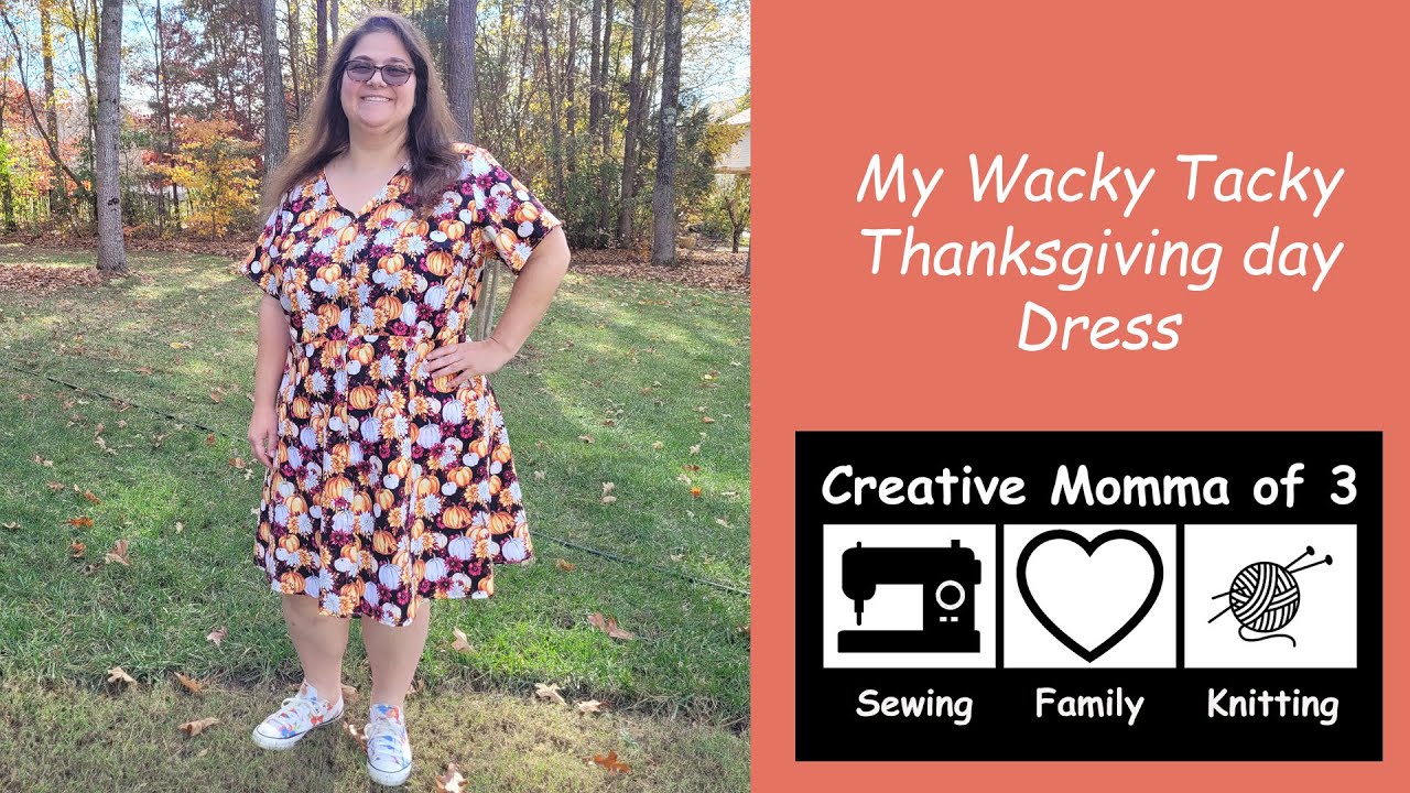 Wacky Tacky Thanksgiving Day Dress - YouTube